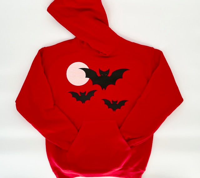 Bettie Bats Red Hoodie – Astro Bettie